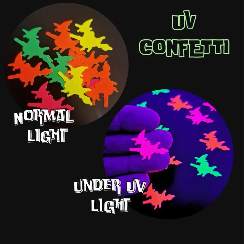 UV Witch neon blacklight confetti – Lay-z-days Event's™