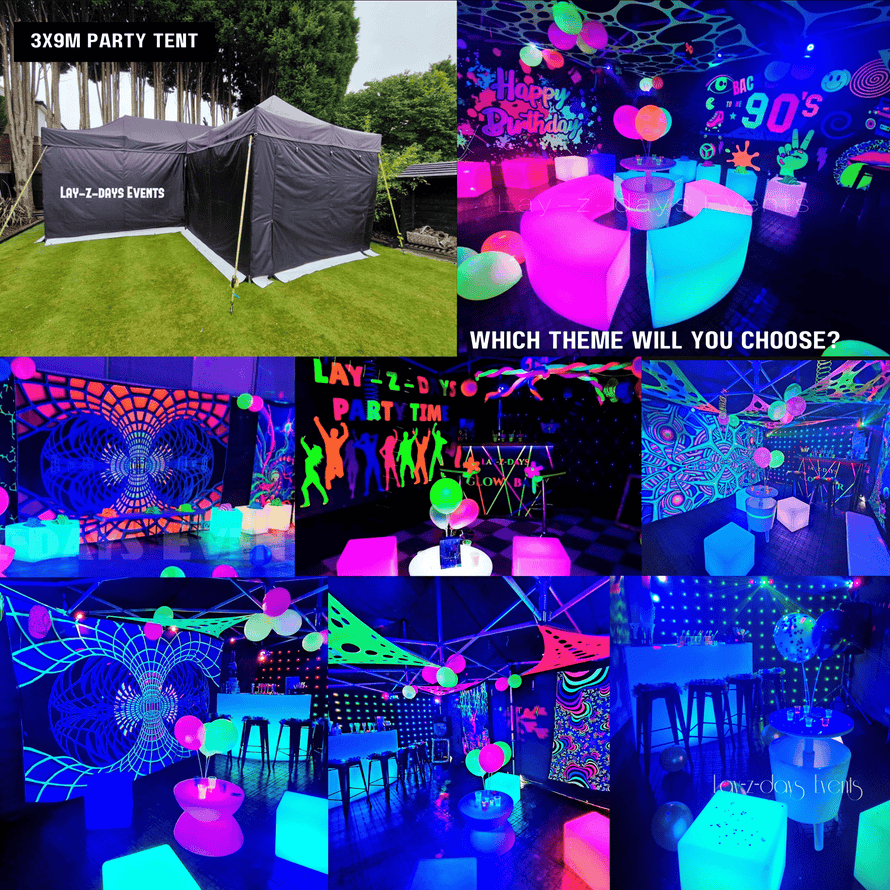 Lay-z-days Event's™ | Party tent hire, Uv decor sales, Hot tub hire ...
